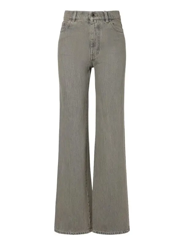 Max Mara Colibri High-rise Flared Jeans - Grey