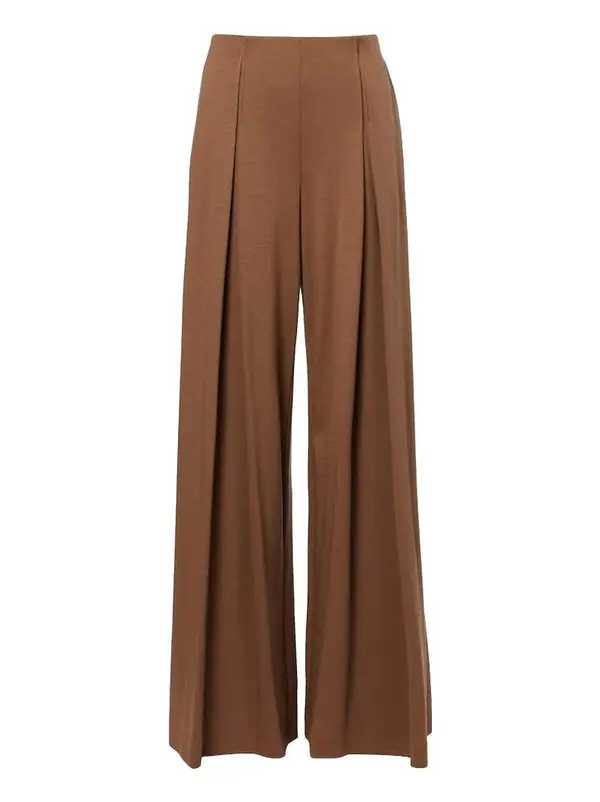 Max Mara Cocco Wide-leg Pants - Brown