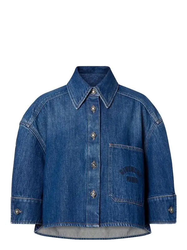 Givenchy Oversized Denim Shirt - Blue