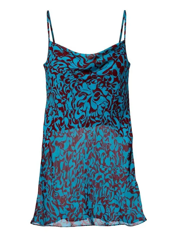 Dries Van Noten Printed Top - Blue