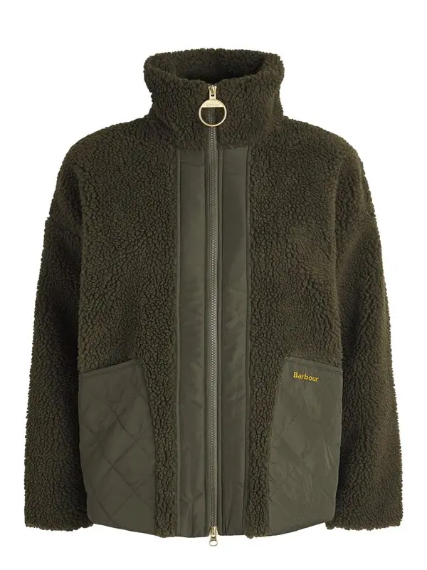 Barbour Fleece Brawby Jacket - Green