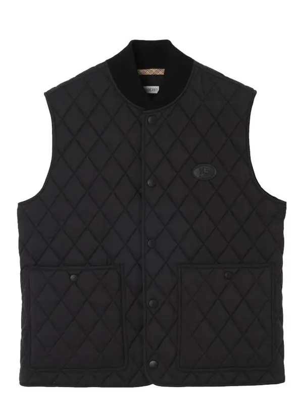 Burberry Quilted Nylon Gilet - Black