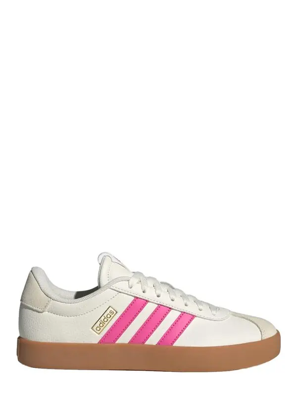 Adidas Vl Court 3.0 Sneakers - Core White / Pulse Magenta / Gold Metallic