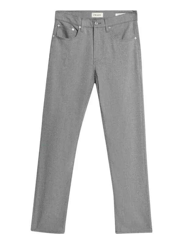 FRAME Modern Straight-leg Pants - Charcoal