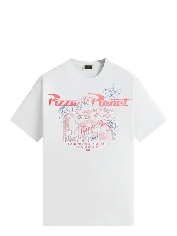 Kith X Disney For Pixar Pizza Planet Tee - White