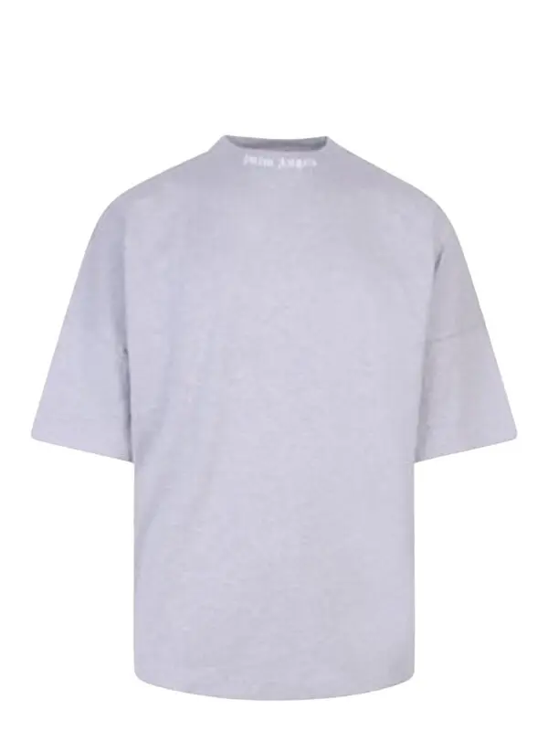 Palm Angels Classic Logo Over Tee - Grey