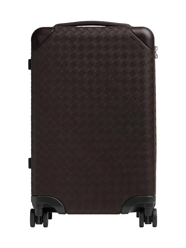 Bottega Veneta Odyssey Intrecciato Cabin Suitcase - Fondant