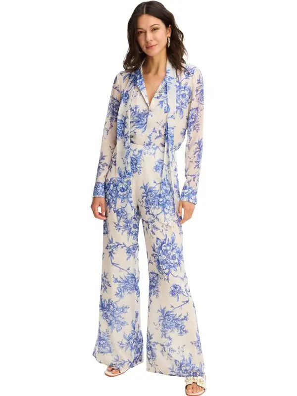 Allison Maribeth Blouse - Blue