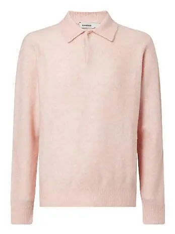 Simkhai Davis Collar Cashmere-blend Jumper - Rose
