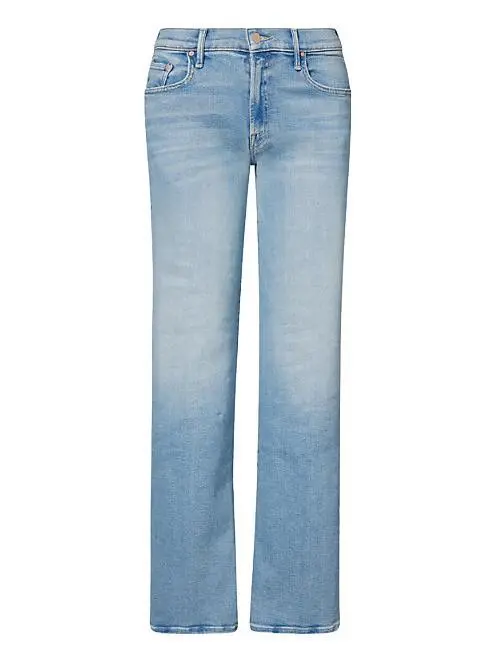 MOTHER The Mid Rise Maven Sneak Jeans - Blowing In The Wind