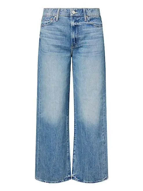 MOTHER The Dodger Flood Wide-leg Denim Jeans - Folk Star