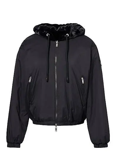 Moose Knuckles Eaton Bunny Hooded Shell Jacket - Black/black