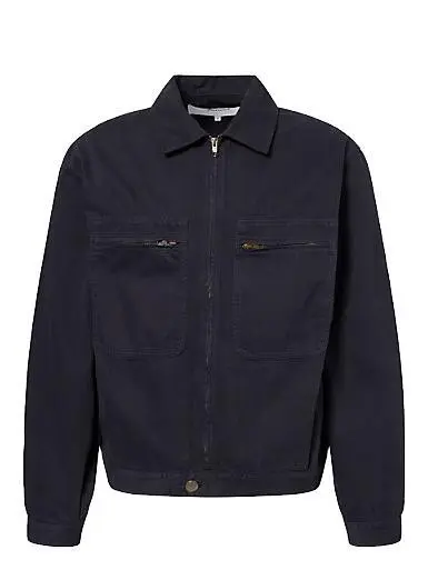 PALMES Worker Regular-fit Denim Jacket - Black