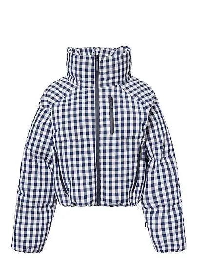 Cordova Cortina Vichy Shell Puffer Jacket - Indigo Gingham
