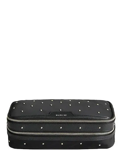 ANYA HINDMARCH Studded Makeup Pouch - Black