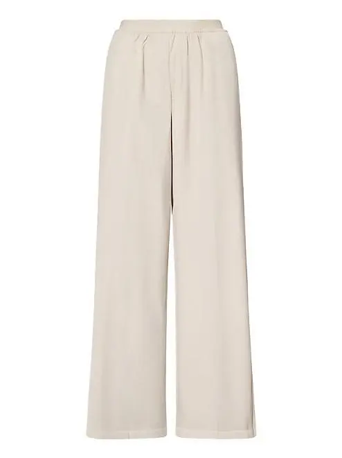 THE COUTURE CLUB Tailored Woven Straight-leg Trousers - Beige