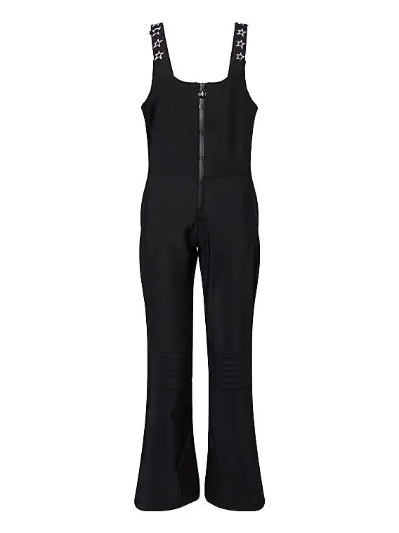 Perfect Moment Bib Flared Ski Suit - Jet Black