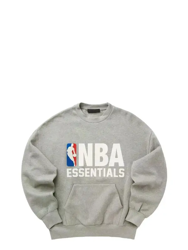 Fear Of God Nba Graphic Sweatshirt - Grey