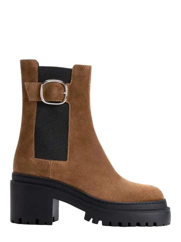 GIUSEPPE ZANOTTI Mairi Buckle Boots - Brown