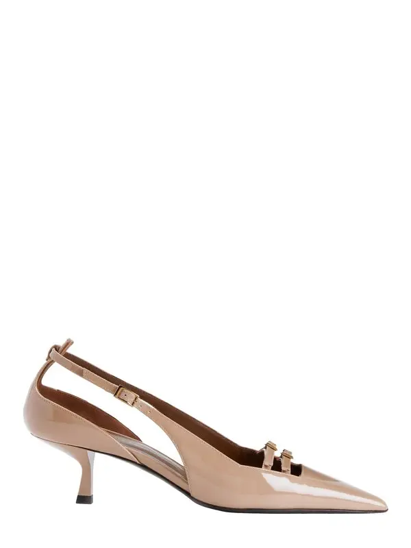 GIUSEPPE ZANOTTI Urania 50 Slingback Pumps - Beige