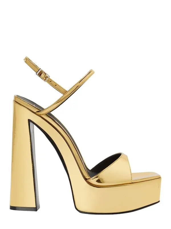 GIUSEPPE ZANOTTI Sylvy Platform Sandals - Gold