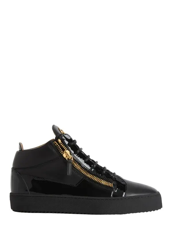GIUSEPPE ZANOTTI Kriss Mid-top Sneakers - Black