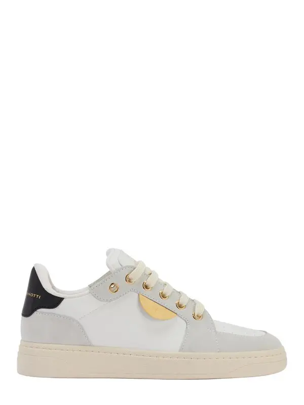 GIUSEPPE ZANOTTI Metal Low-top Sneakers - White