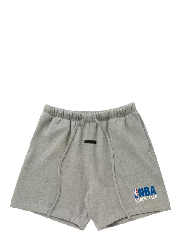 Fear Of God Graphic Drawstring Shorts - Grey