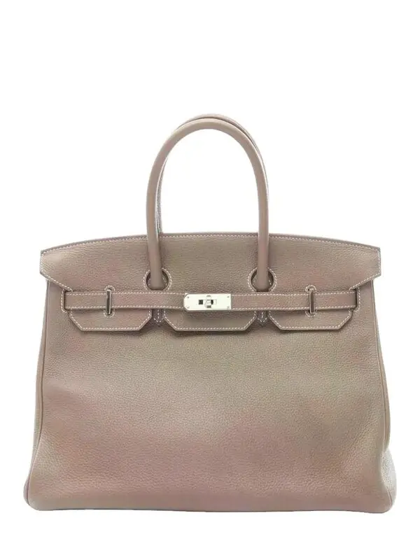 Hermès 2014 Togo Birkin Retourne 35 Handbag - Brown