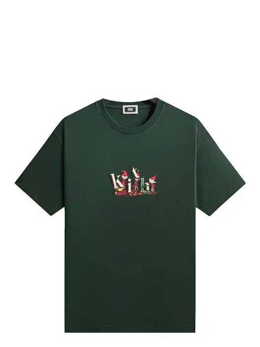Kith Mas Serif Elf Tee Shirt - Stadium