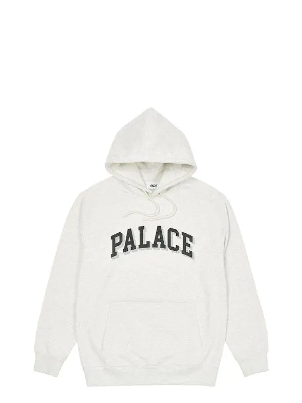 PALACE Puff Drop Shadow Hood - Light Grey Marl
