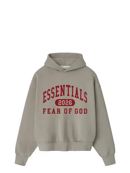 Fear Of God Essentials Classic Hoodie - Smoke Grey