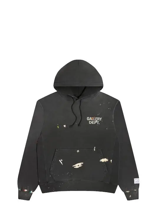 GALLERY DEPT. Paint Logo Hoodie - Vintage Black