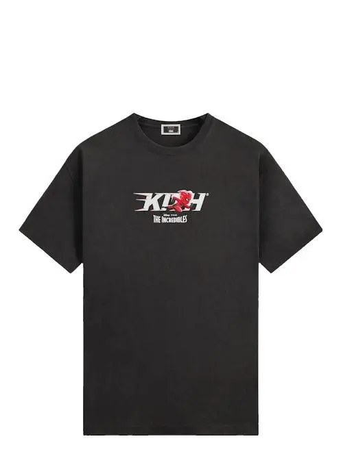 Kith X Disney Pixar Dash Vintage Tee Shirt - Black
