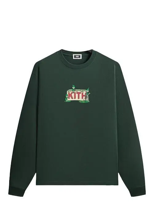 Kith Mas Elf Factory Long Sleeve Tee Shirt - Stadium