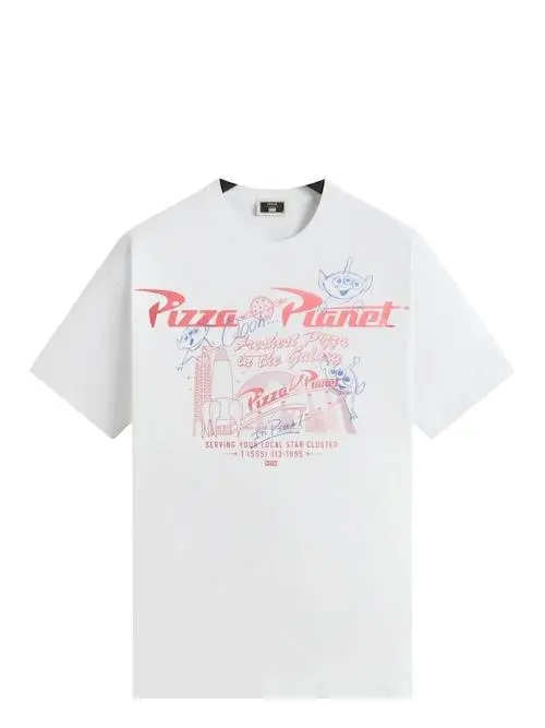Kith X Disney Pixar Pizza Planet Tee Shirt - White