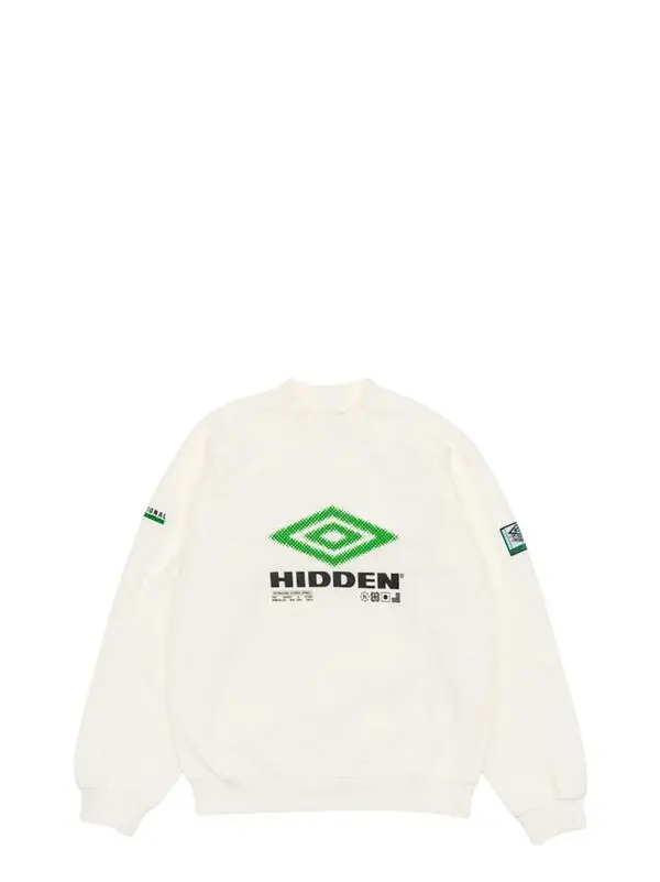 UMBRO X Hidden Ny International Crewneck Sweatshirt - Off/white