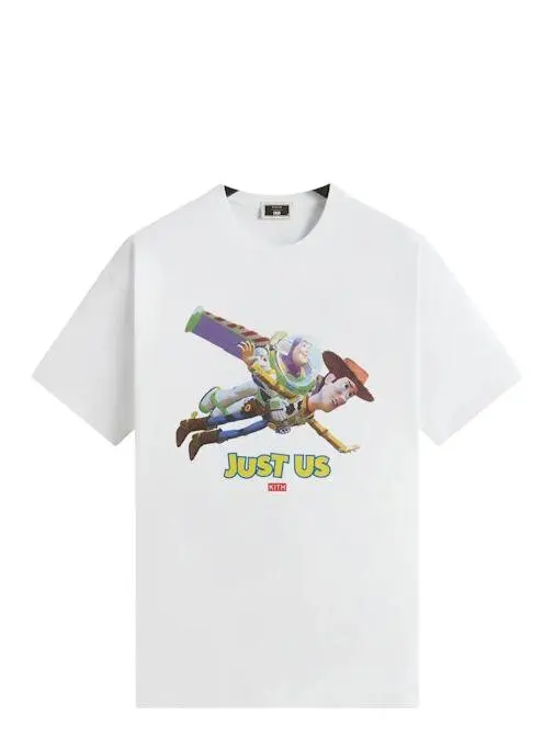 Kith X Disney Pixar Just Us Flying Vintage Tee Shirt - White