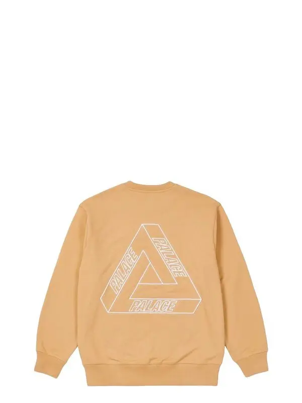 PALACE Outliner Mit Designer Crew - Sand