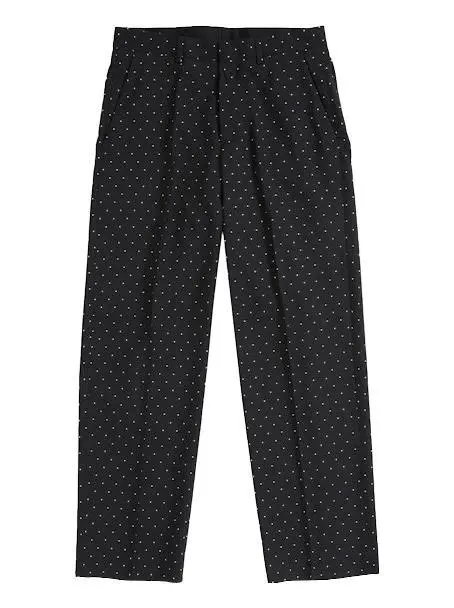 Supreme Metallic Dot Trouser - Black