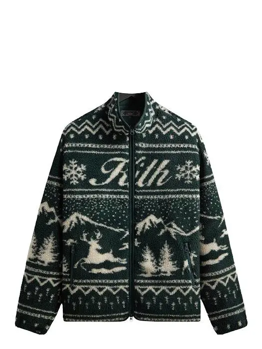 Kith Kithmas Harper Sherpa Jacket - Stadium