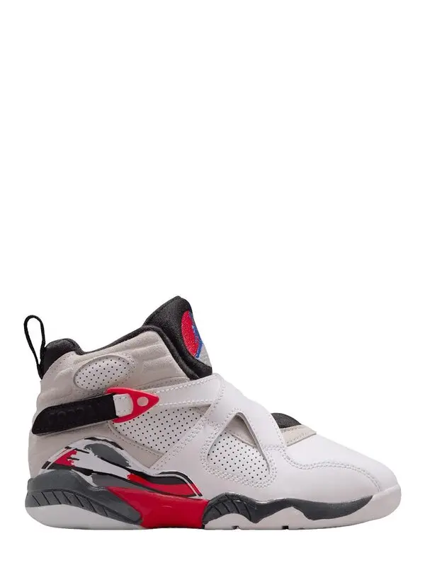 JORDAN 8 Retro Sneakers - White/black/true Red