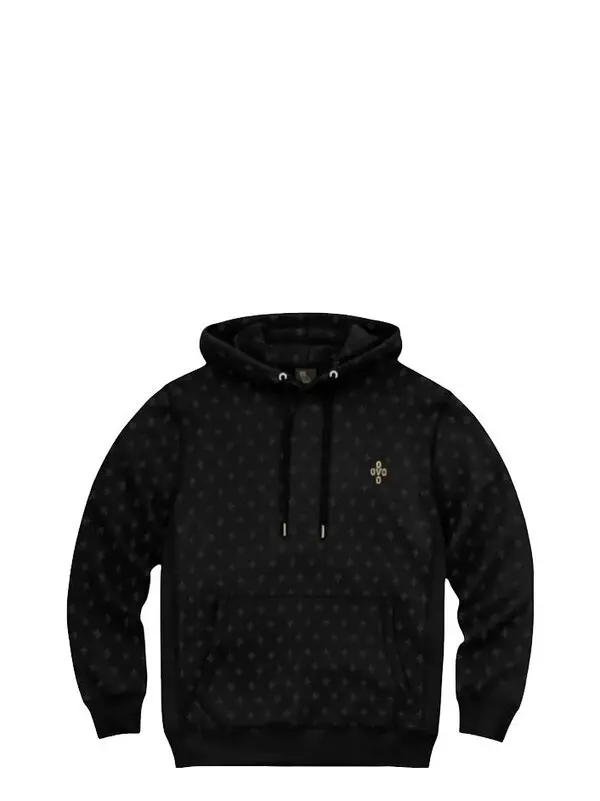 OVO Monogrammed Hoodie With Pompoms - Black