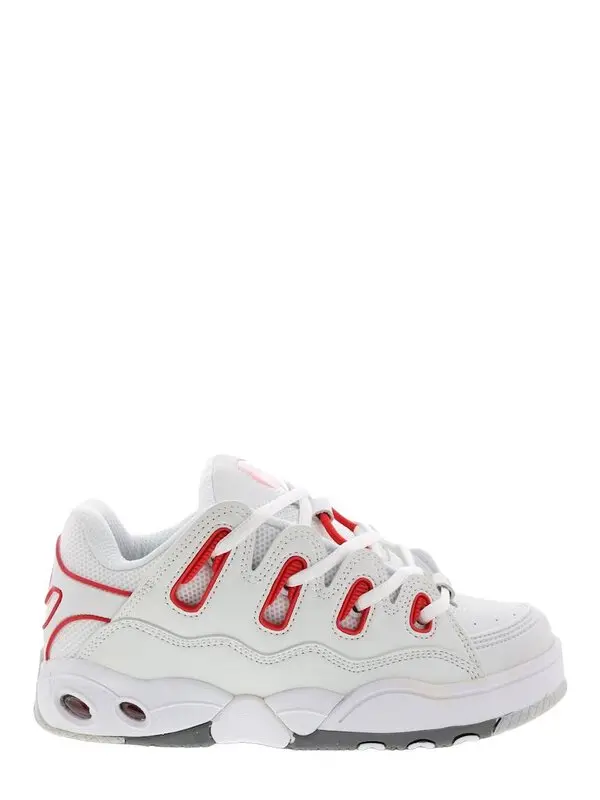 OSIRIS D3 Og Lace Up Sneakers - White/red/grey