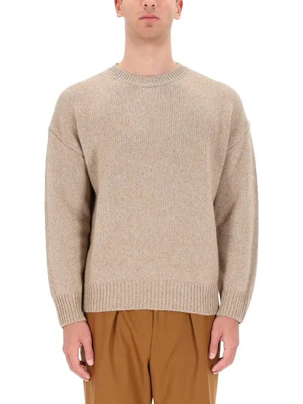 BOSS Cashmere Blend Sweatshirt - Beige