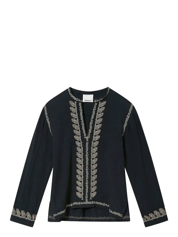 Isabel Marant Cizalie Top - Black