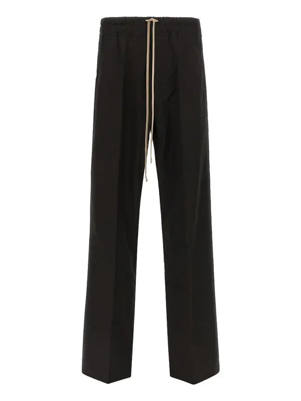 Rick Owens Dietrich Drawstring Trousers - Black