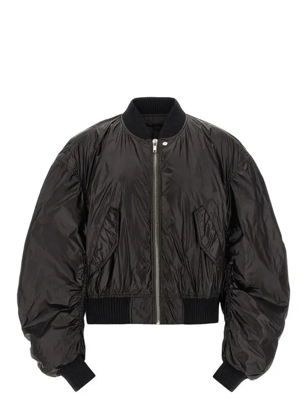 Rick Owens Secchia Flight Bomber Jacket - Black