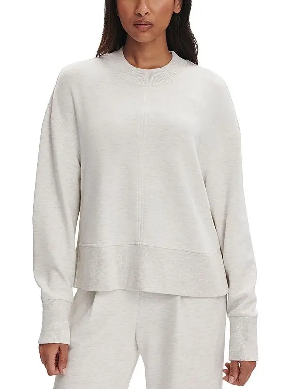 Varley Philippe Crop Sweatshirt - Ivory Marl