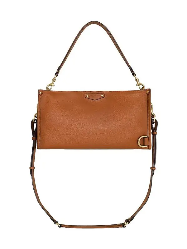 Rebecca Minkoff M.a.b. Medium Leather Shoulder Bag - Caramello